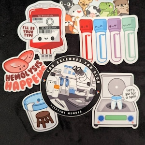 Blood Bag Transparent Vinyl Sticker, Nursing Student, Nurse Gift ...