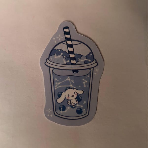 Kawaii Anime Cat Girl Vinyl Decal Cat Girl Sticker Vinyl Sticker Kawaii ...