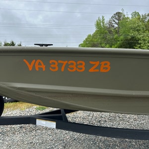 G3C Custom Set qty 2 Boat / Jetski / Wave Runner State Registration ...