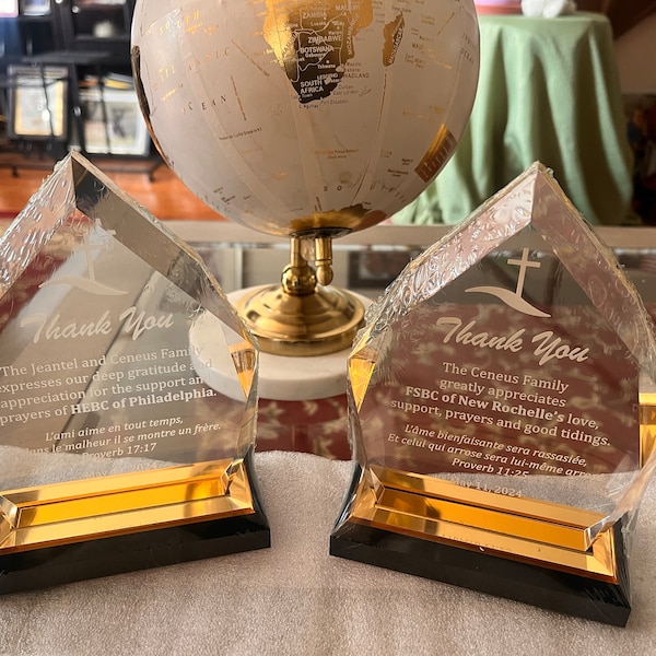 Personalized Shield Acrylic Award, Custom Award, Employee Recognition ...