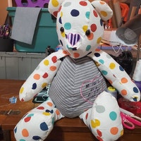 Simplicity A2115 Pattern Memory Bear Pattern Plush Sewing Pattern Memorial Bear Teddy Bear ...