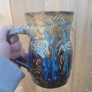 12 Oz Medium Mug, Porcelain, Texture, Ceramic Mug, Pottery Mug, Tea Mug ...