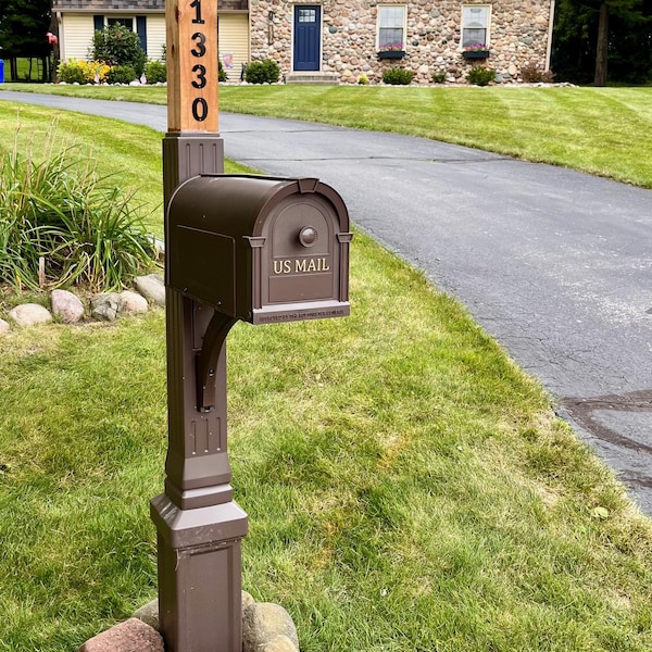5" Custom Metal Address Numbers - Metal House Numbers - Street Address ...