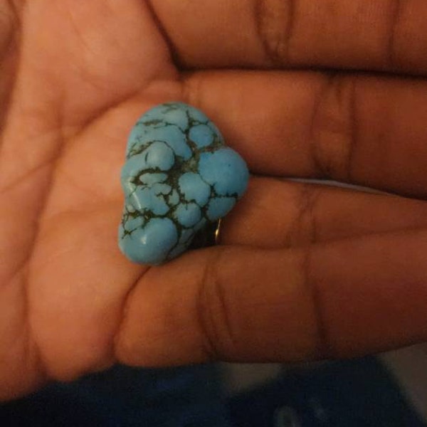 High Quality 50 Ct Arizona Blue Turquoise Rough-natural Raw Gemstone ...