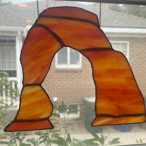 Canyon Agate Geode Stained Glass - Etsy