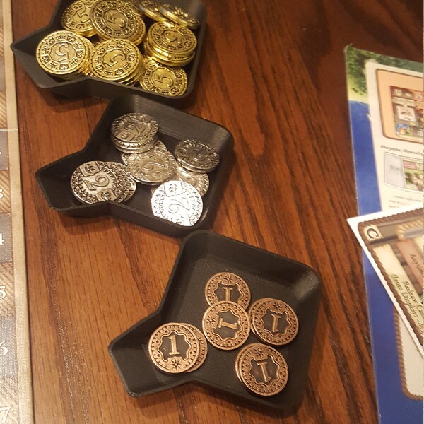 Stackable Game Bits Funnel Trays (small) - Board Game Token Trays - Set ...