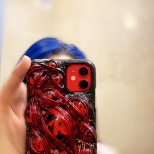 Gothic Decoden Phone Case,3d Horror Scary Goth iPhone Case,designer ...