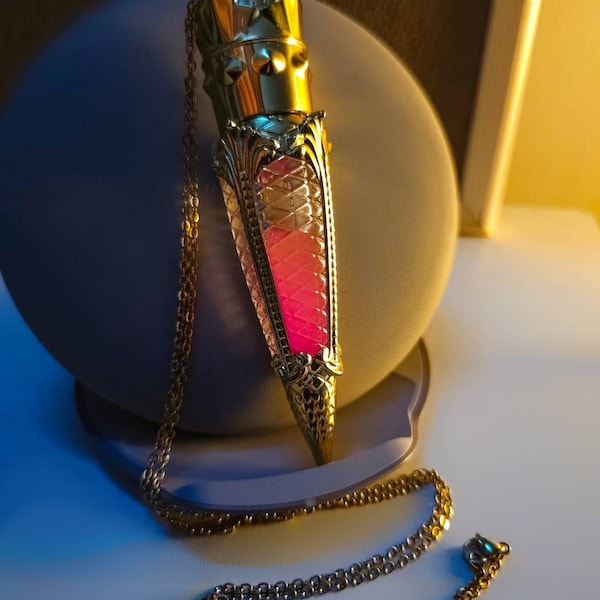Immortality Elixir - Goth Vial Necklace - Cosplay Jewelry - Vampire Vial - Vial Necklace ...