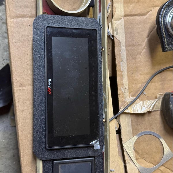 Under Dash Mount for Holley EFI 3.5" Screen Terminator X, Sniper and ...