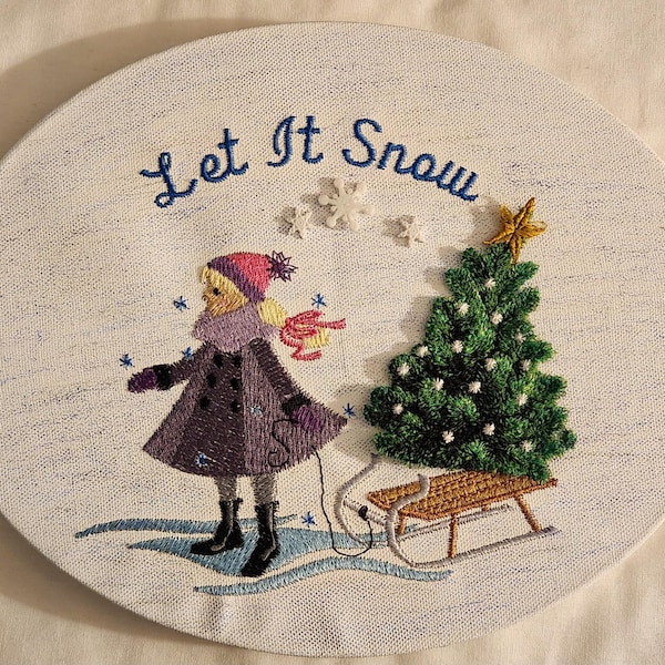 Christmas Tree Embroidery Design. 5 Sizes. Super Realistic Christmas ...