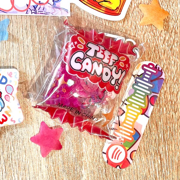 Puffy Teef Candy Keychain! - Etsy