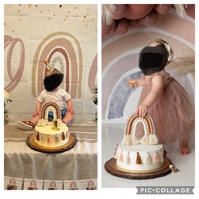 Boho Rainbows Individual Mini Rainbows Boho Baby Wood Bead Rainbows ...