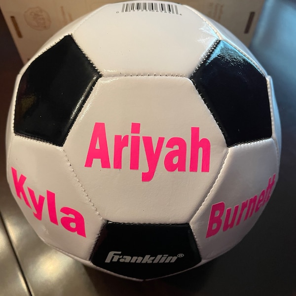 Customized Personalized Soccer Ball, the Perfect Soccer Gift, Multiple ...