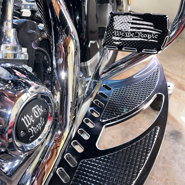 Harley Custom Touring Brake Pedals You Pick Design - Etsy