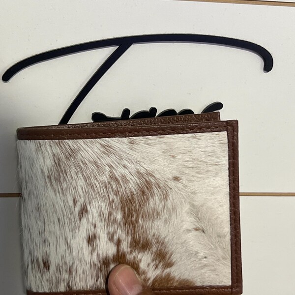 COWHIDE CUFF BRACELET | Hair-on Leather Western Bracelet | Fur Cow ...