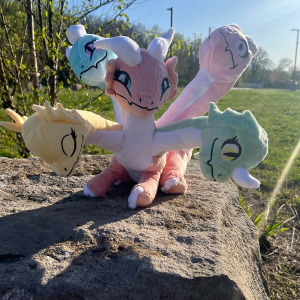 Hydra and Dragon Plush Sewing Pattern .pdf Tutorial Monster Creature ...