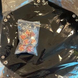 Dnd Dragon D20 Metal Polyhedral RPG Drip Blood D6 Hollow Dragon D and D ...