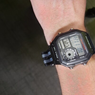 Casio Watch Strap Adapter. AE1000, AE1200, AE1500, W-800, W218, WS-1500 ...