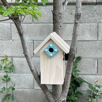 Nuthatch, Titmouse, Downy Woodpecker Nesting Box Birdhouse - Etsy