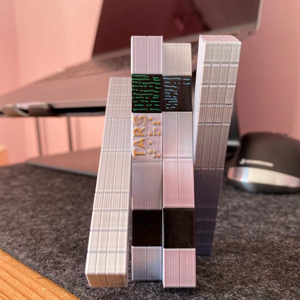 Interstellar Movie - TARS. CASE. & KIPP Robot Custom Model Figure 3D ...