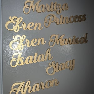 Personalized Plastic Table Place Card Custom Made for Any | Etsy