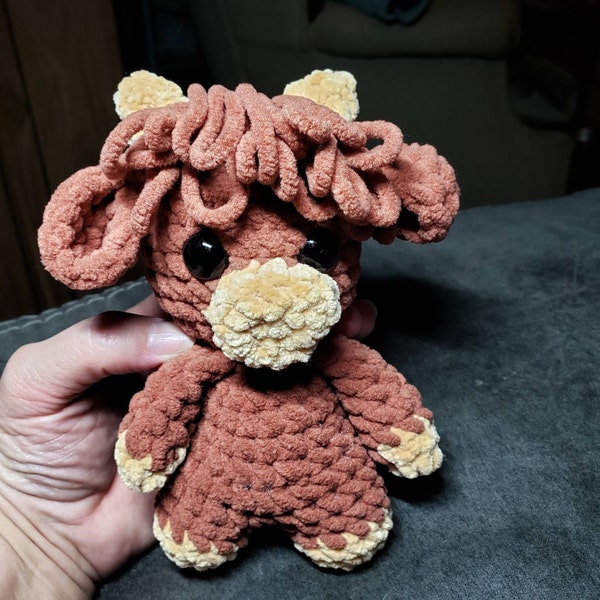 Baby Cows TRIO Pattern- Baby Longhorn, Baby Cow, Baby Highland, Crochet ...