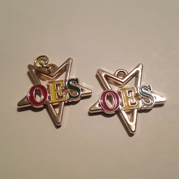 OES Hollow Star Charm - Etsy