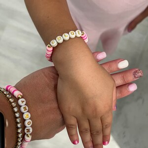 Best Friends Heishi Bracelet Set. Boba Tea. Bubble Tea. Customizable ...