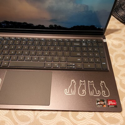 A Vinyl Decal With Some Very Small Cats, Cat Lover, Car Decal ...