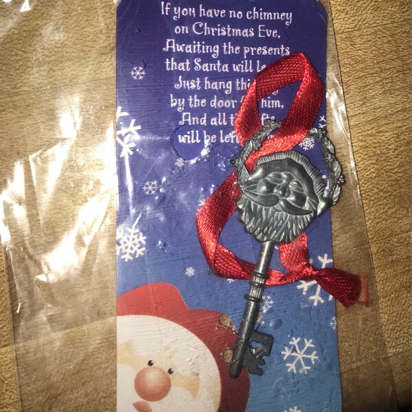 MAGIC SANTA KEYS - Bright Silver Color- How Santa Gets in When You Don ...