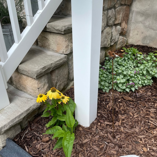 Spark Plug Recycled Garden Art Yard Stake Upcycle - Etsy