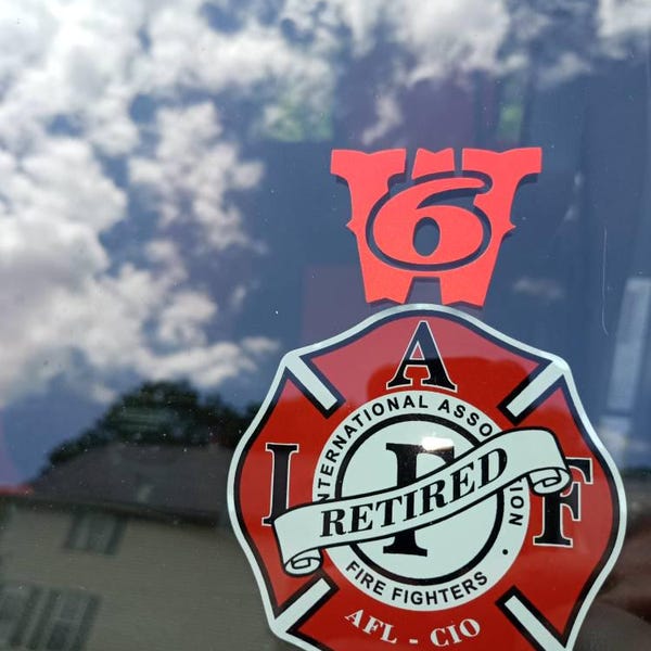 Skeleton Firefighter Sticker, Firefighter, Bunker Gear, Fireman, Ax ...