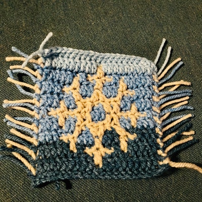 Cubed Mosaic Crochet Pattern Chart by Sixel Design - Etsy