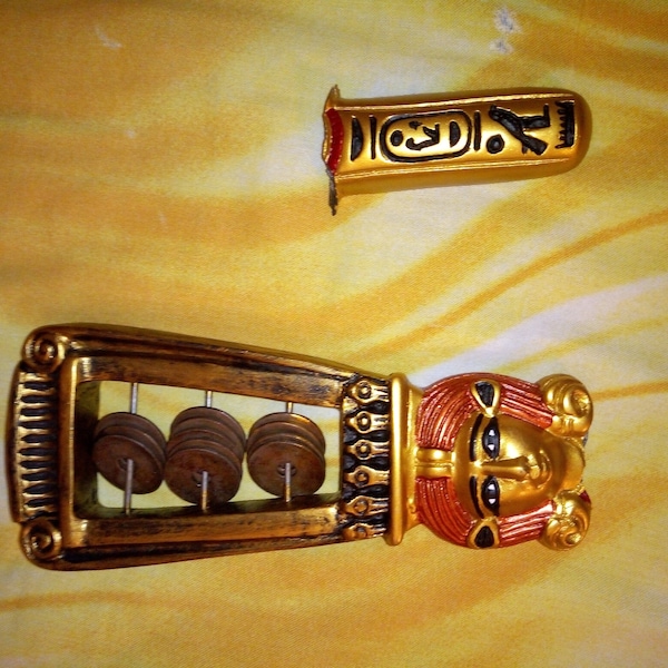 Egyptian Handmade Hathor Sistrum (musical Instrument) Replica From Her ...