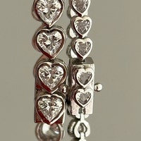 CZ Diamond Round Cut Fancy Band, Pear & Round Cut Cluster Wedding Band ...