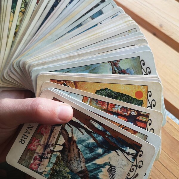 Magic Tarot Deck, 78 Tarot Cards, Booklet Tarot Tool, Oracle Tool, Tarot Cards, Esoteric Tool ...