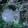 A Box of 6 Flat Glass Round Empty Baubles to Make Your Own Christmas ...