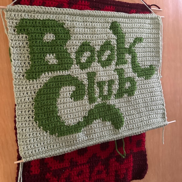 Crochet Tapestry Pattern - Marlboro - Crochet Wall Hanging Decor ...