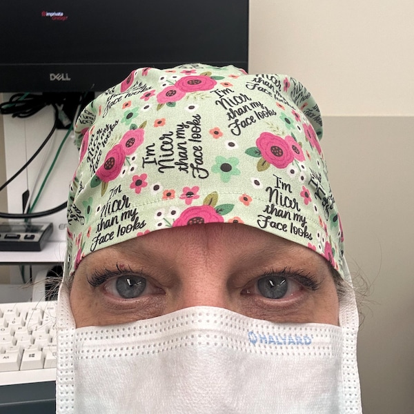 Fracture Parody “but I Have to Fix the Fracture”, Womens Euro Scrub Cap ...