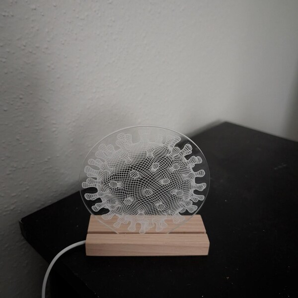 Treble Clef LED Night Light: 3D Illusion Music Lamp - Etsy