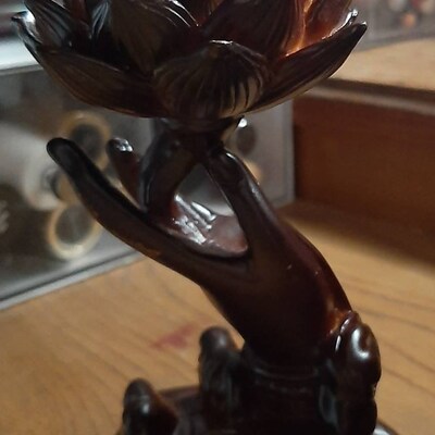 Lotus Sphere Stand Sphere Holders Altar Decor Witch Decor - Etsy