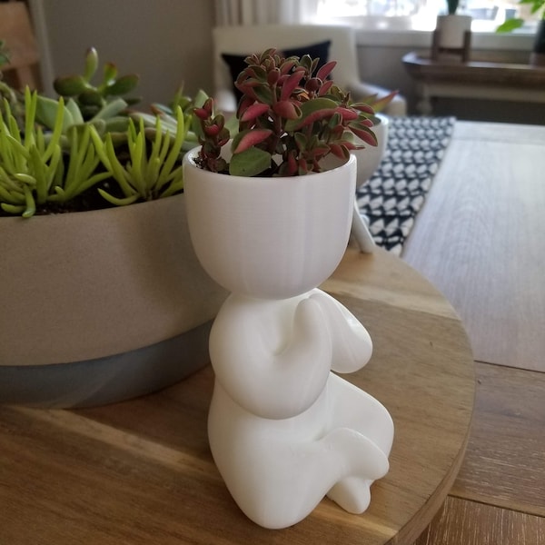 Fat Figure Planter | Planter | Desk Planter | Planter Pot | Gift ...