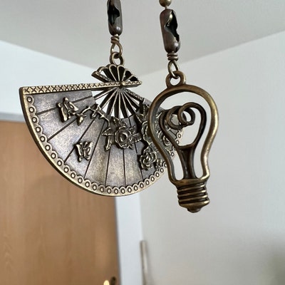 Silver Ceiling Fan Pulls Silver Pull Chain Lamp Pulls Fan - Etsy