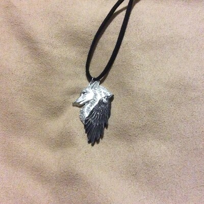 Ravenwolf.....hand Carved in Fine Pewter Black Raven - Etsy