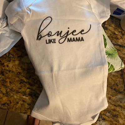 Boujee Like Mama Baby Onesie® Funny Baby Girl Bodysuit Trendy Baby ...