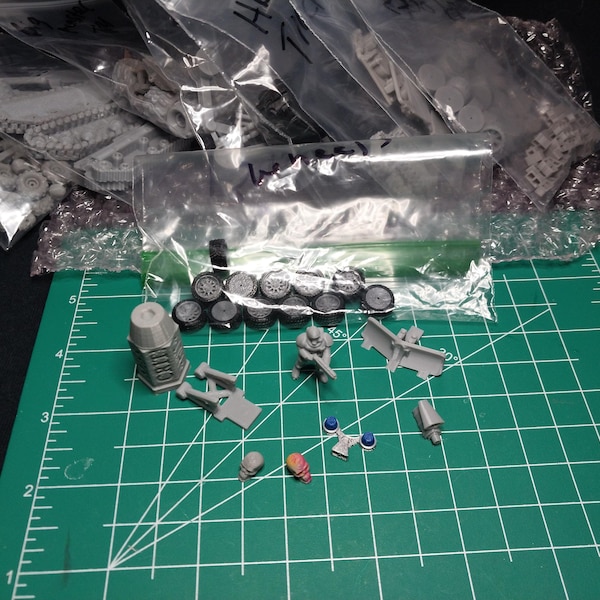 6 Sets of New Hub Caps Armor V2 for 1/64 Scale. 3d Printed. 24 Items ...