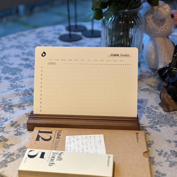 Atomic Habit Tracker Cards | Weekly, Monthly, Yearly Habit Stacking ...