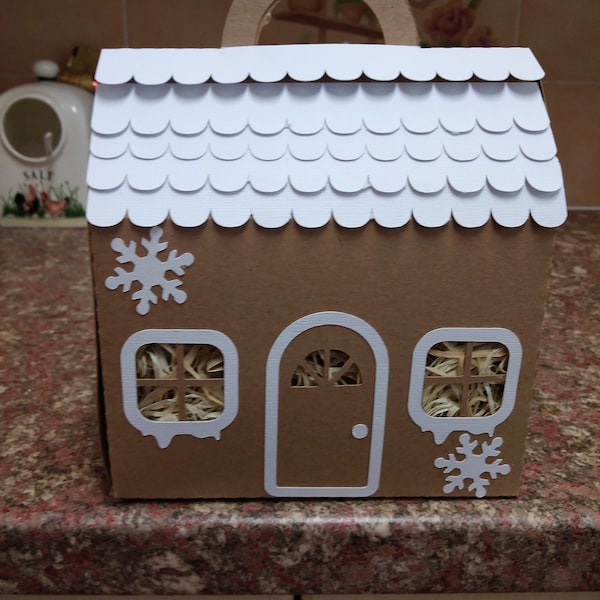 Gingerbread House Gift Box SVG - Stunning Gift Giving is Easy to Do. - Etsy