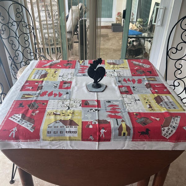 Vintage Tablecloths, Your Choice Patterns and Sizes Vary, use and Enjoy ...