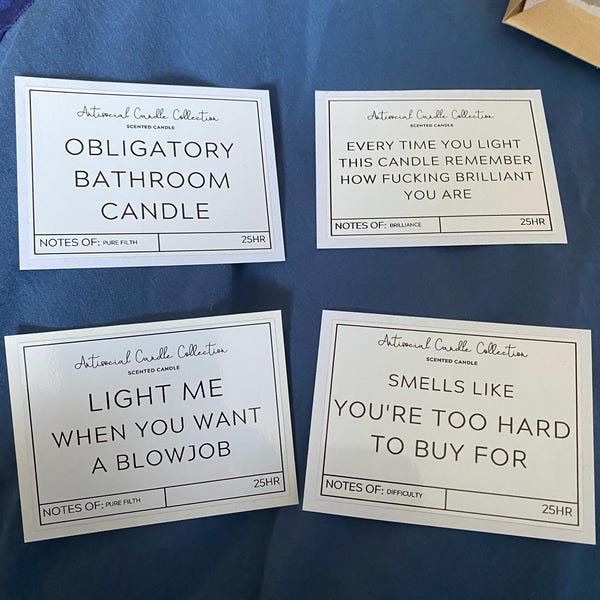 Funny Christmas Candle, Crude Christmas Gift, Secret Santa Gift, Gift ...